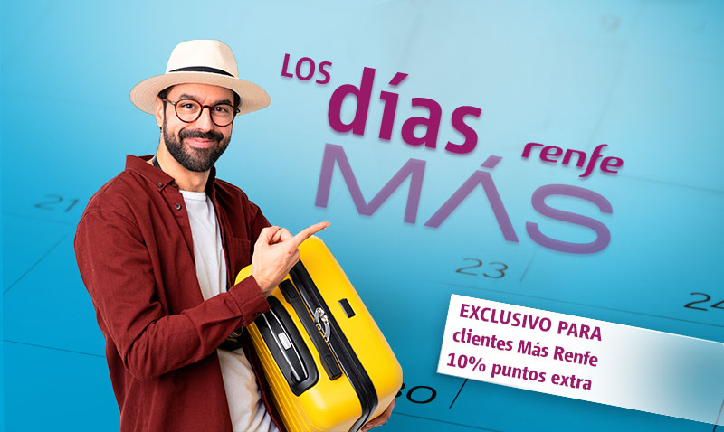 Renfe lanza los días Más Renfe con ventajas exclusivas para los ...
